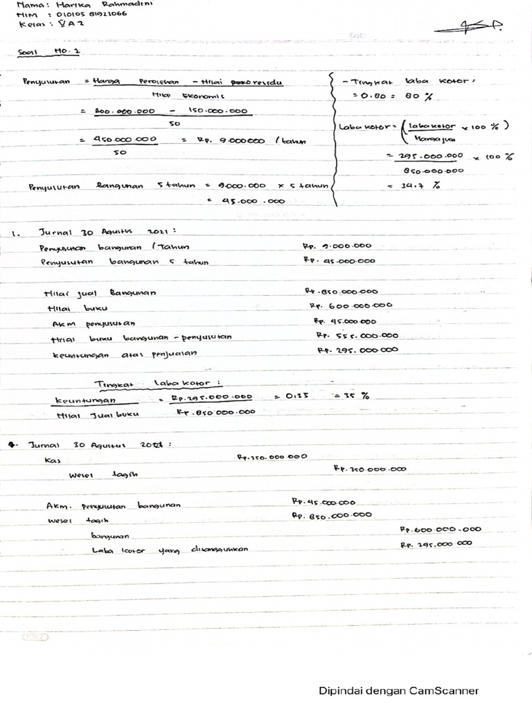 Tes2 - 5A2 - Harika Rahmadini | PDF