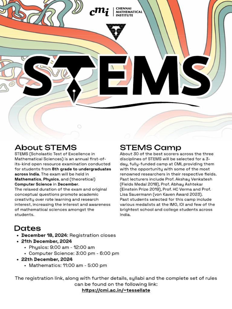 STEMS Brochure 2025 | PDF