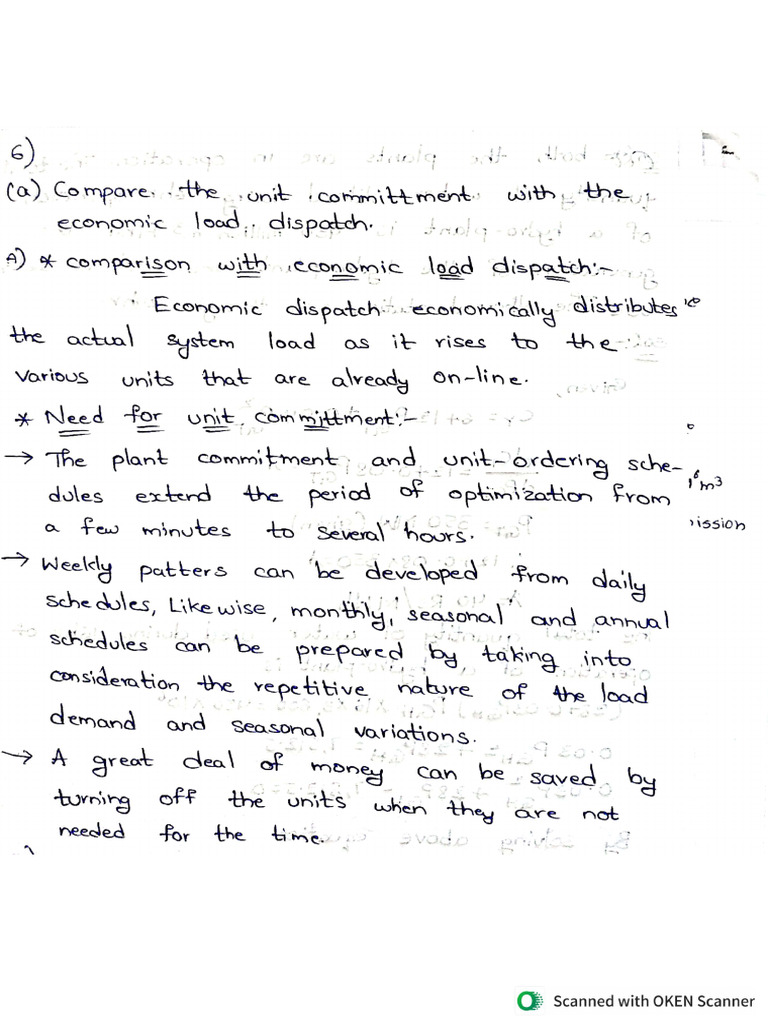 Part2 Unit Commitment PDF | PDF