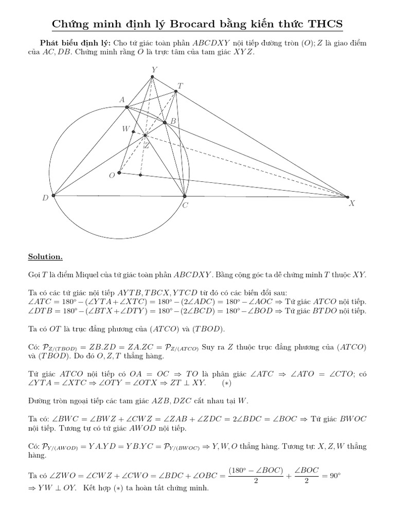 Brocard-s-Theorem | PDF