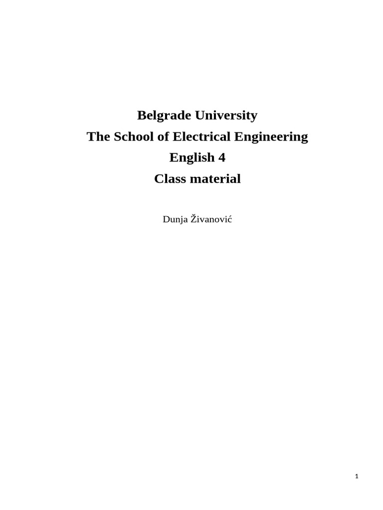 Electrical Engineering Class Material | PDF | Internet Of Things | Wi Fi