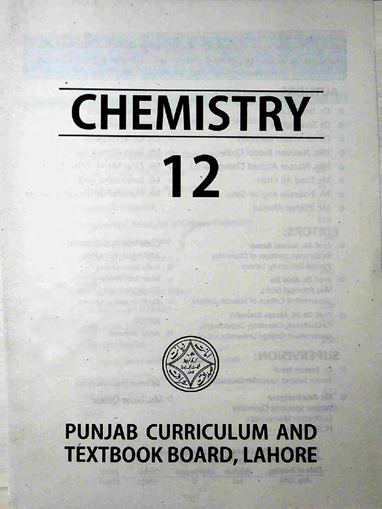 Chemistry 12 EM_0 | PDF