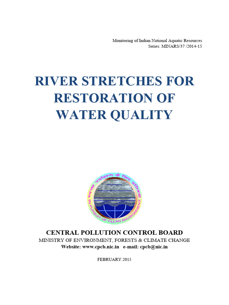 2015 RESTORATION_OF_POLLUTED_RIVER_STRETCHES_ | PDF | Pollution ...