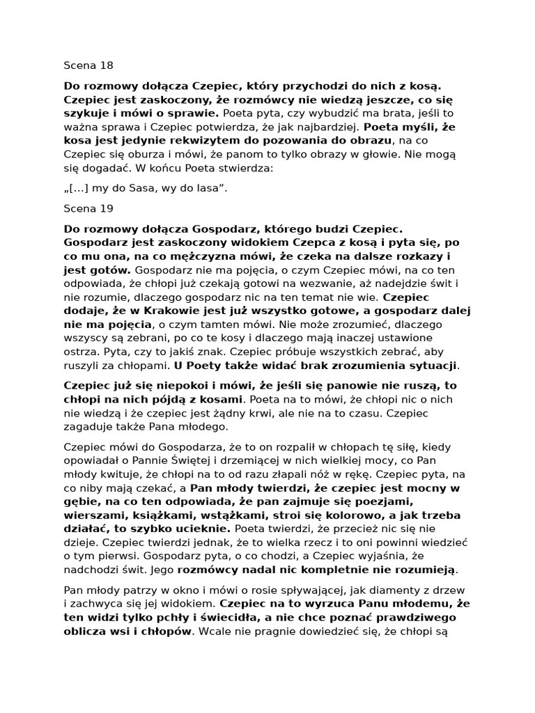 wesele akt3. cz.2 | PDF