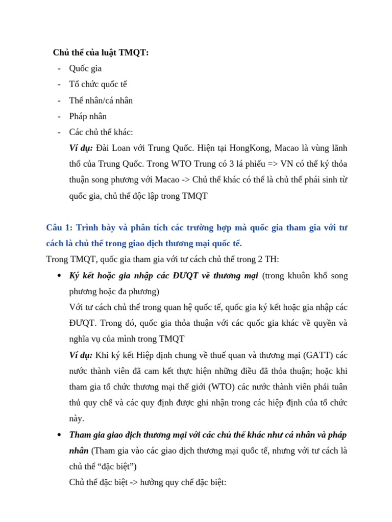 Vấn-đáp-TMQT | PDF