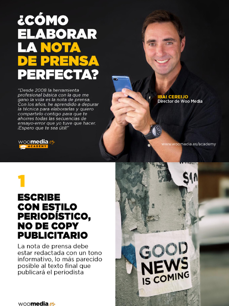 La nota de prensa perfecta | PDF