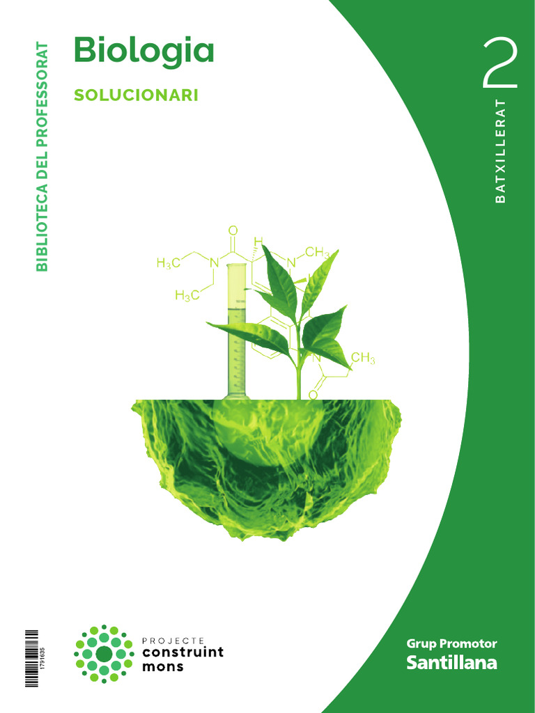 Solucionario Biologia 2n Batxillerat CM CTLN Unitat 1 | PDF