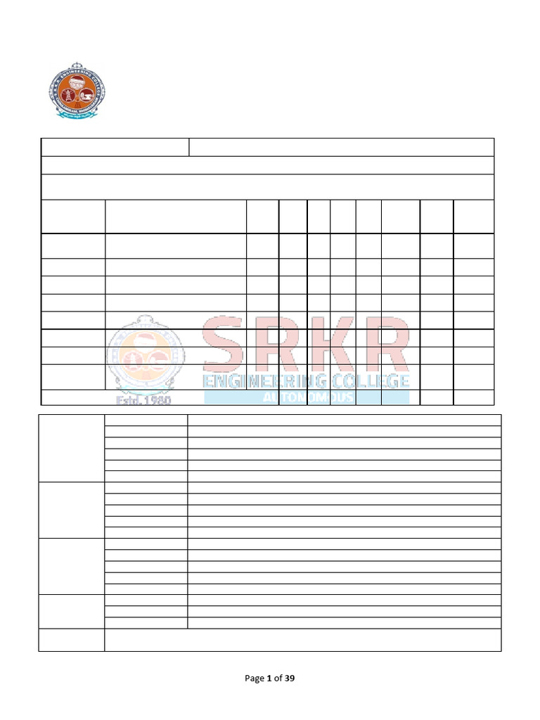 B.tech r20 IV Year Csbs Syllabus Final Ws | PDF | Cost Of Capital ...