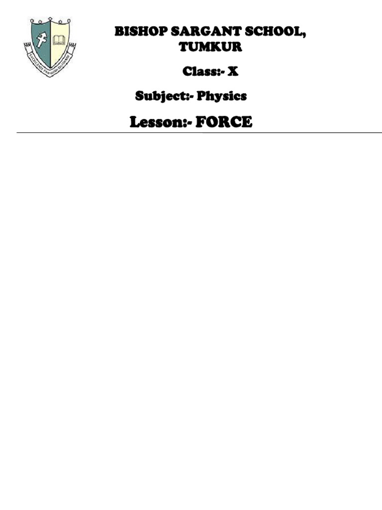 Froce Ex 1B | PDF | Center Of Mass | Force