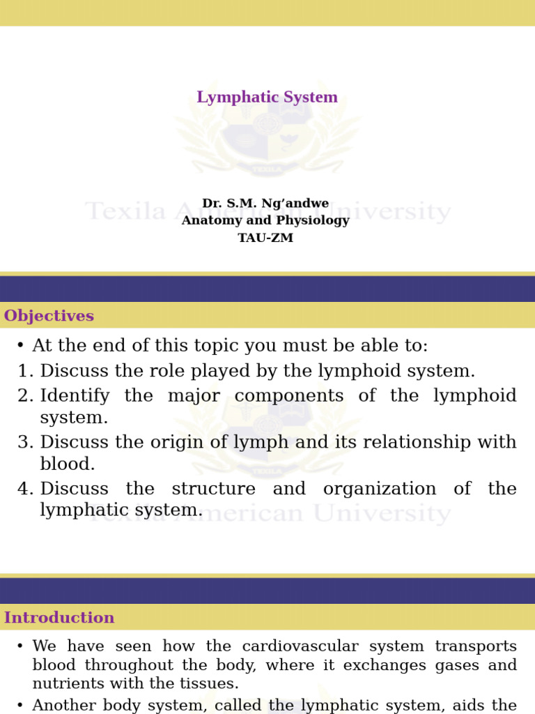 LS # 22 Lymphatic System | PDF | Lymphatic System | Lymph LS # 22 Lymphatic System | PDF | Lymphatic System | Lymph