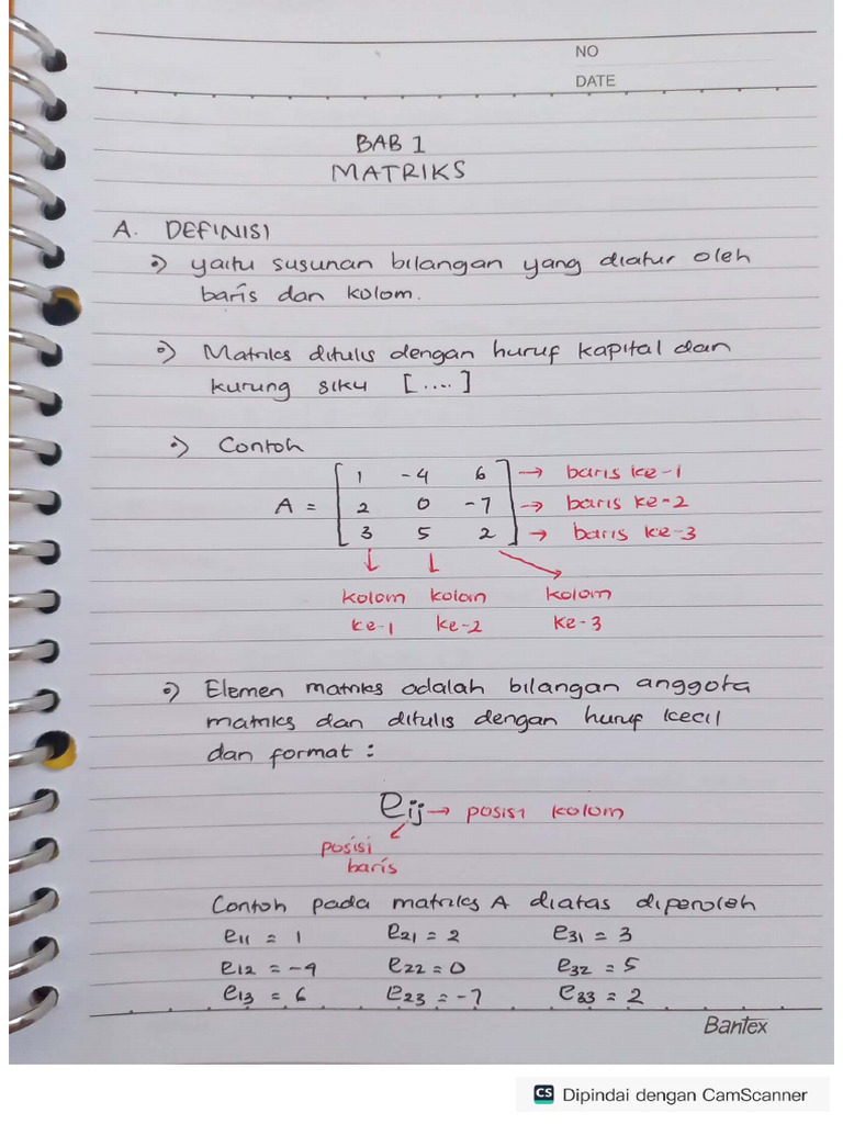 Matriks Part 1 | PDF