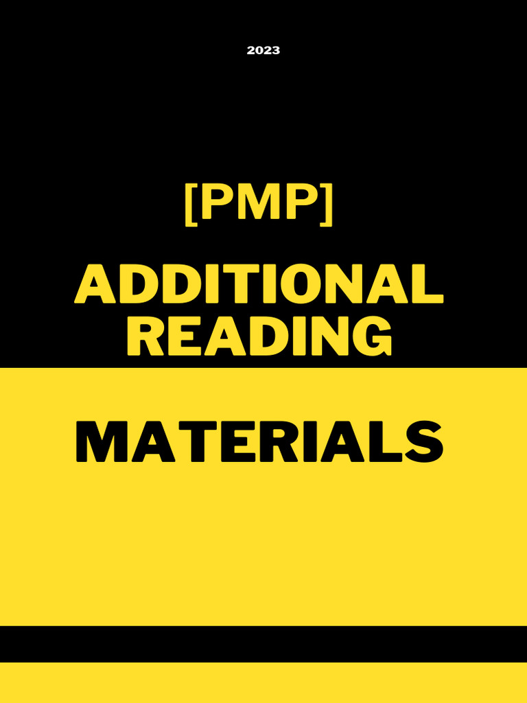 Combined-Additional-Reading-Materials | PDF | Project Management ...