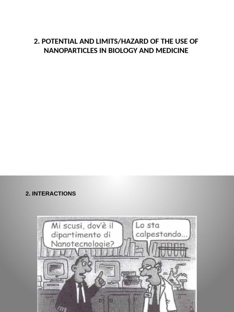 Interactions Nanobiotech | PDF