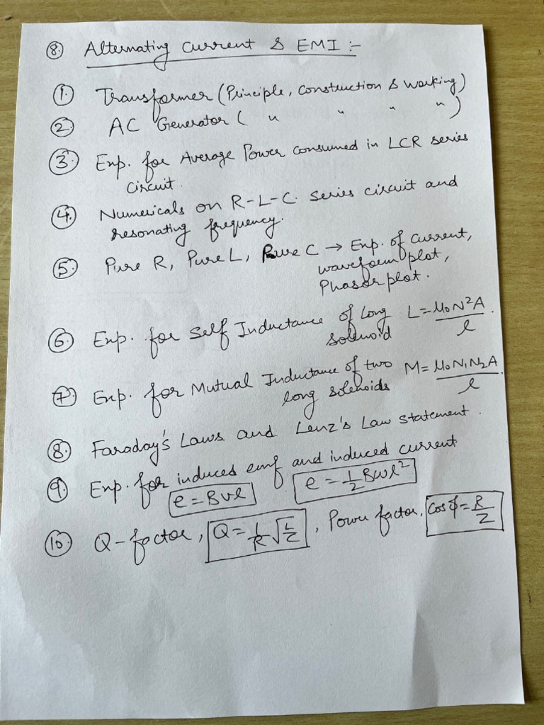 Imp. Questions - EMI & AC - Signed | PDF