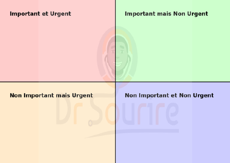 Eisenhower Matrix Template Watermark | PDF