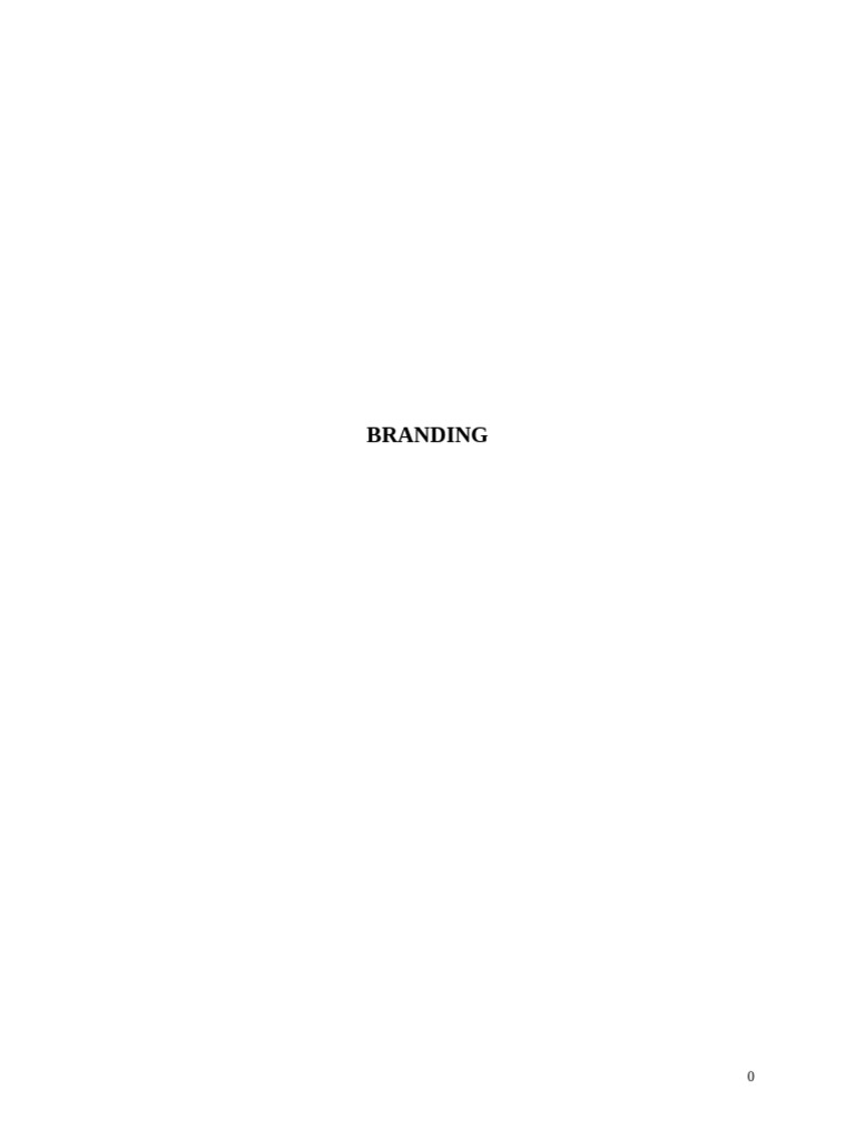 Branding | PDF | Brand | Market Segmentation