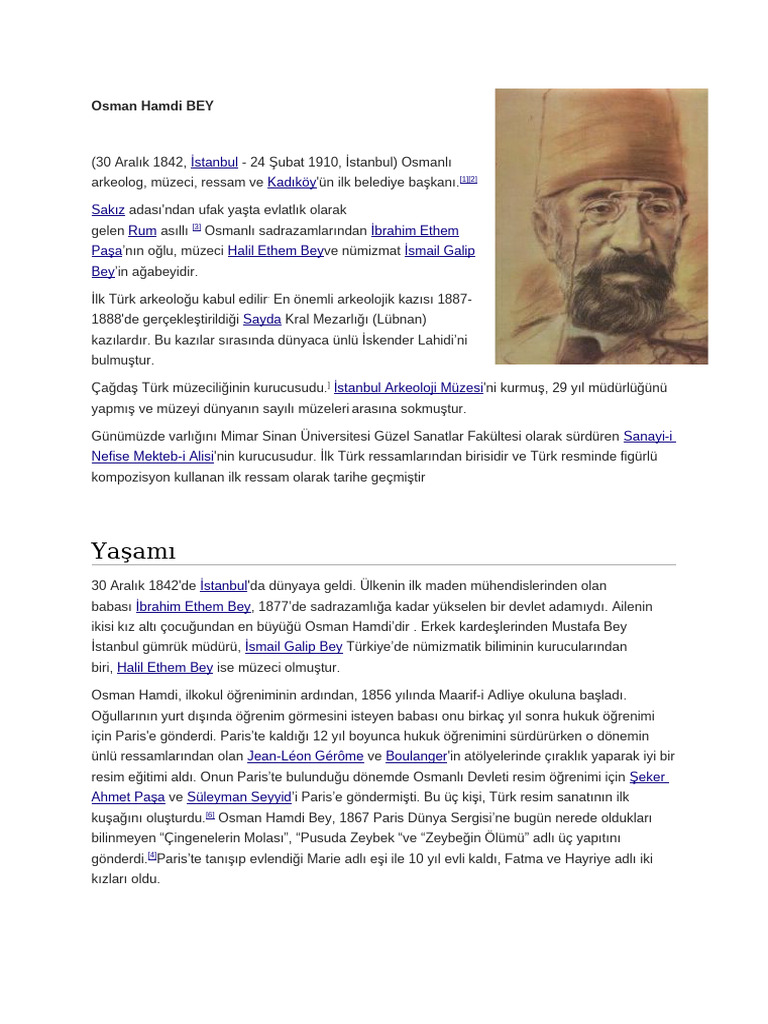 Osman Hamdi Bey | PDF