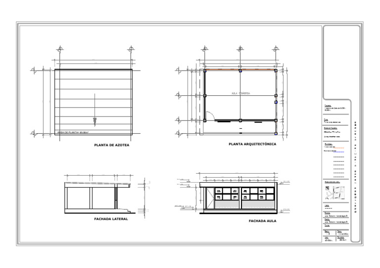 PLANOS ARQUITECTONICOS AULA PRIMARIA-Layout2 | PDF