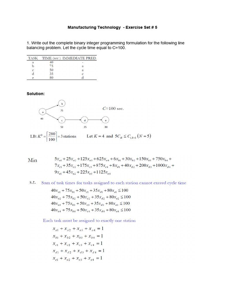 Exercise 5 Solutions | PDF