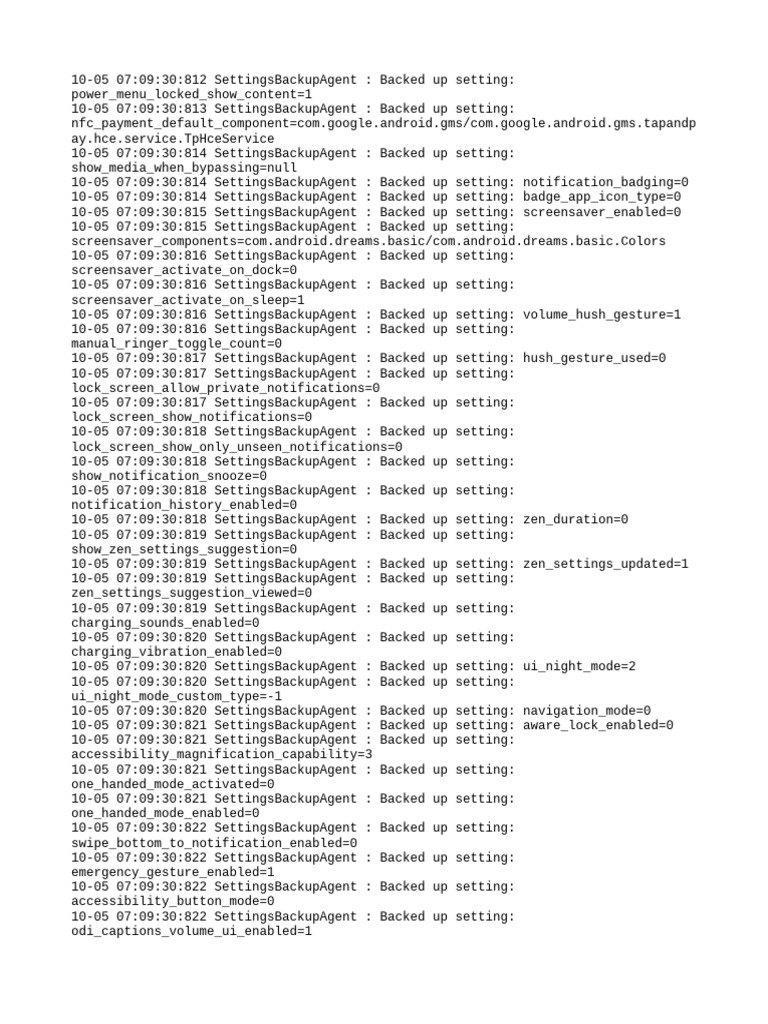 Settings Provider | PDF | Software | Computing