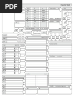 RPG Character Sheet Template | PDF | Role Playing Games | Gaming