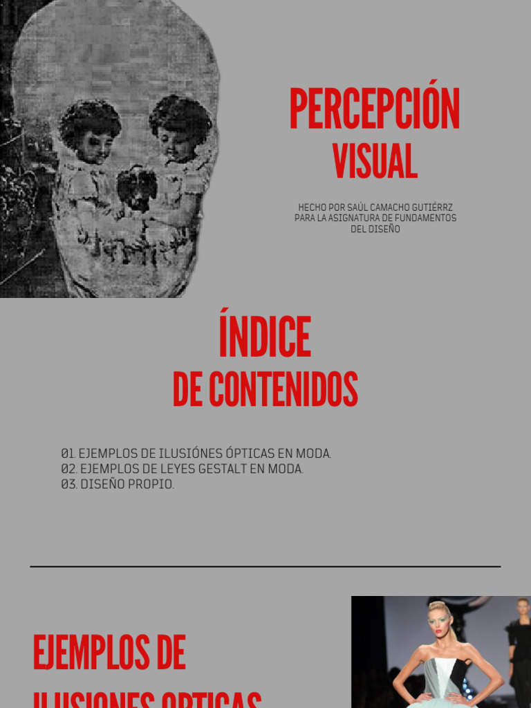 Ilusiones Ópticas y Gestalt en Moda | PDF