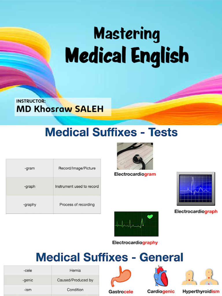 Medical English Tenses and Grammar Guide | PDF | Adverb | Verb