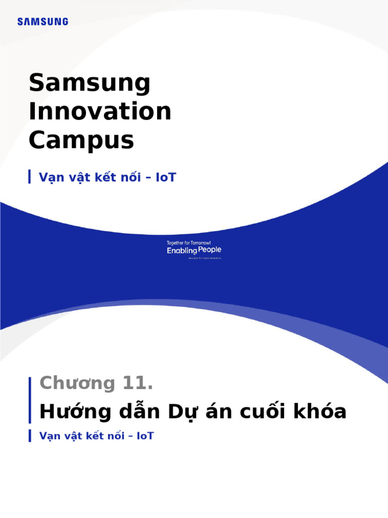 SIC_IoT_Chapter 11. Capstone Project Guide_v1.0 | PDF