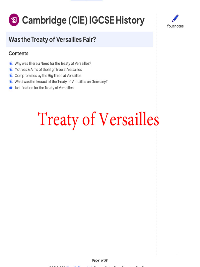 Treaty of Versailles | PDF | Cost Of Living | Weimar Republic