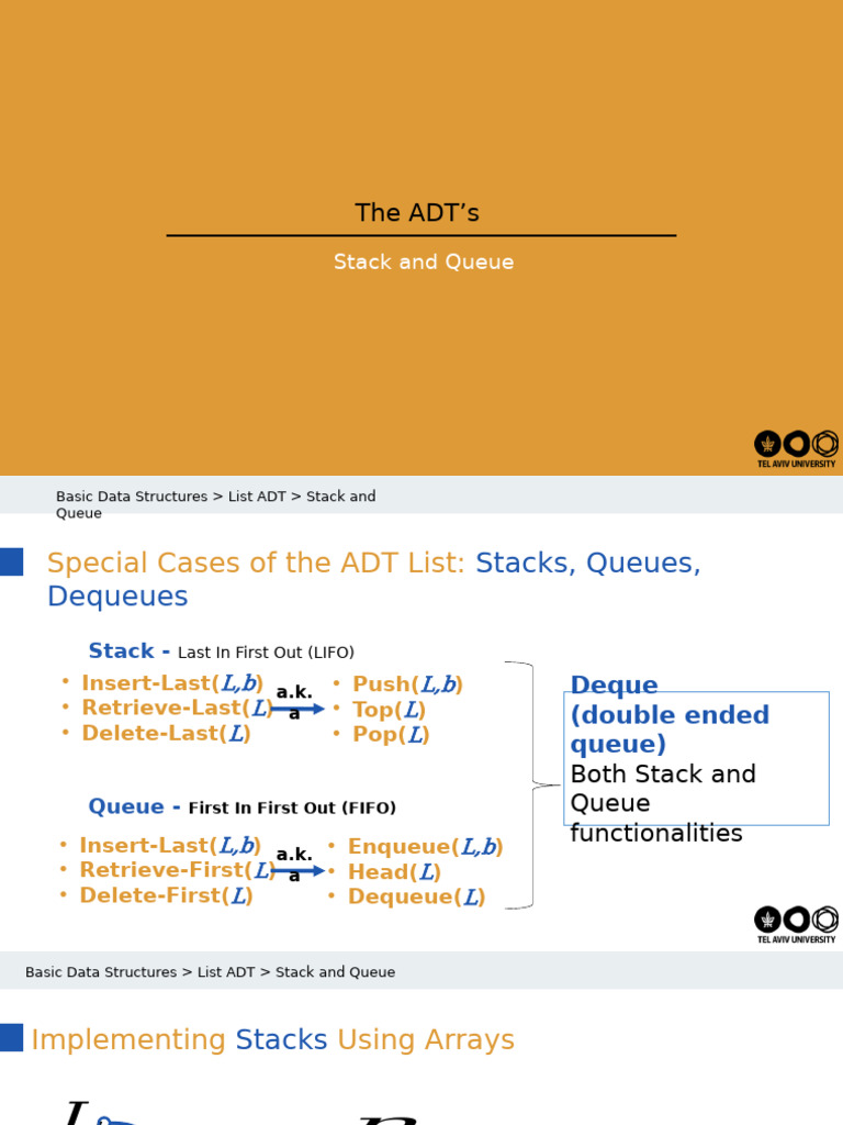 Stacks and Queues | PDF