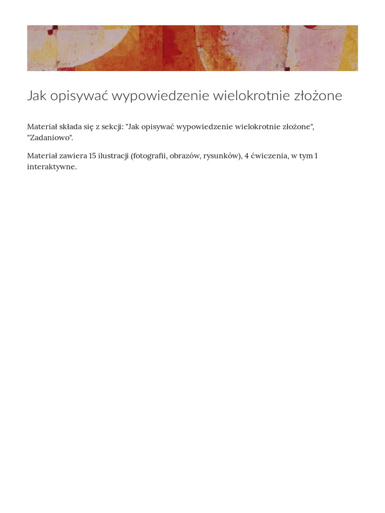 Jak_opisywac_wypowiedzenie_wielo | PDF Jak_opisywac_wypowiedzenie_wielo | PDF