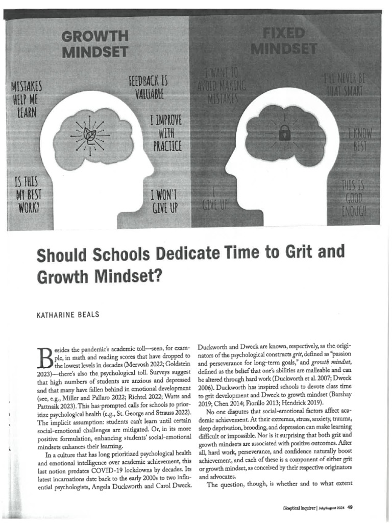 Grit in School | PDF