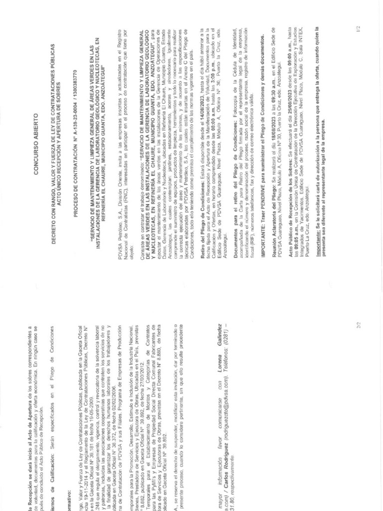 Pagina Web Serv Mtto y Limpieza Chaure | PDF