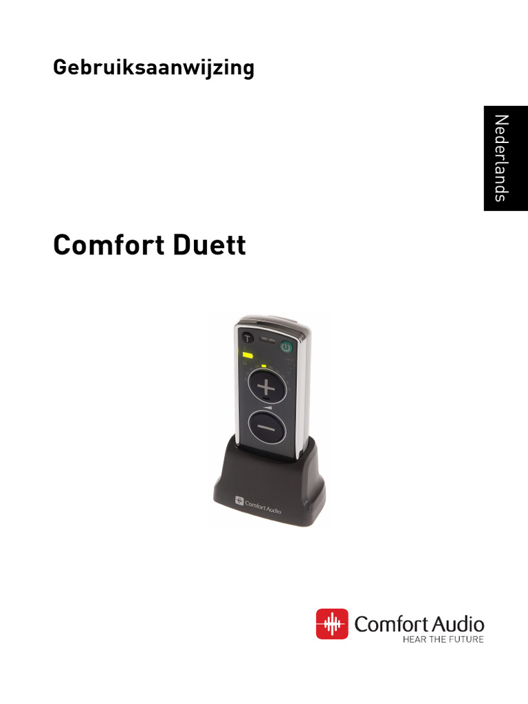 Comfort Duett Handleiding | PDF