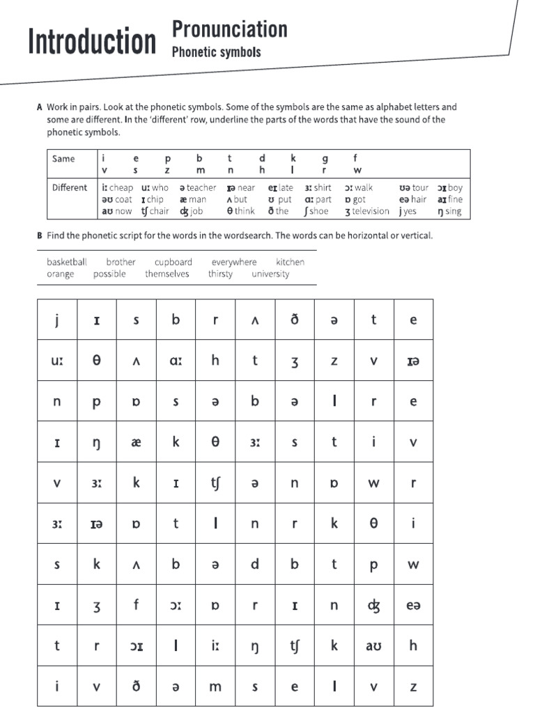 B2 Pronunciation Photocopiable Activities | PDF
