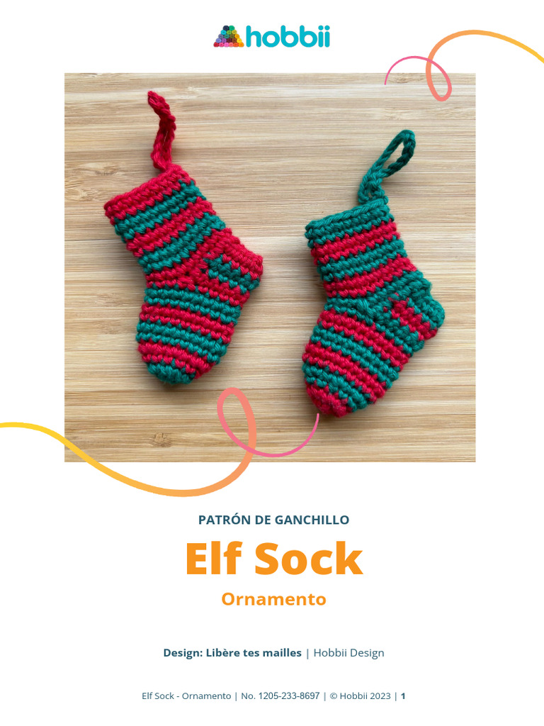 Elf Sock - Ornamento | PDF | Textiles