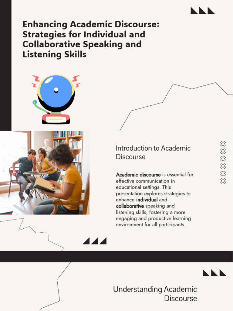 Enhancing Academic Discourse Skills | PDF | Cognitive Science ...