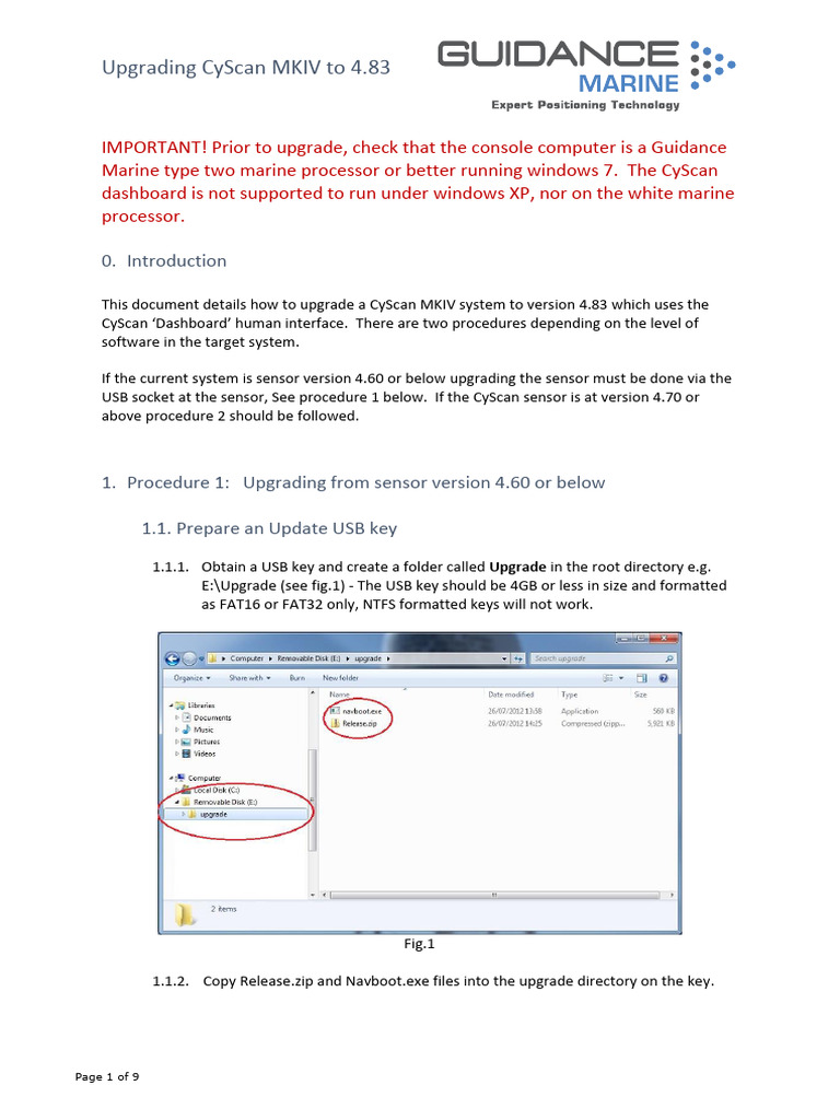 CyScan MKIV Upgrade to 4.83 Guide | PDF | Command Line Interface | Usb ...