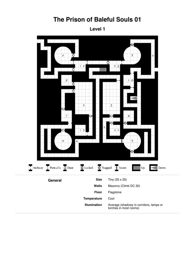 Baleful Souls Dungeon Overview | PDF