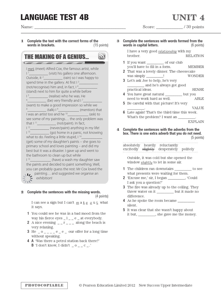 Language_Test_4B | PDF