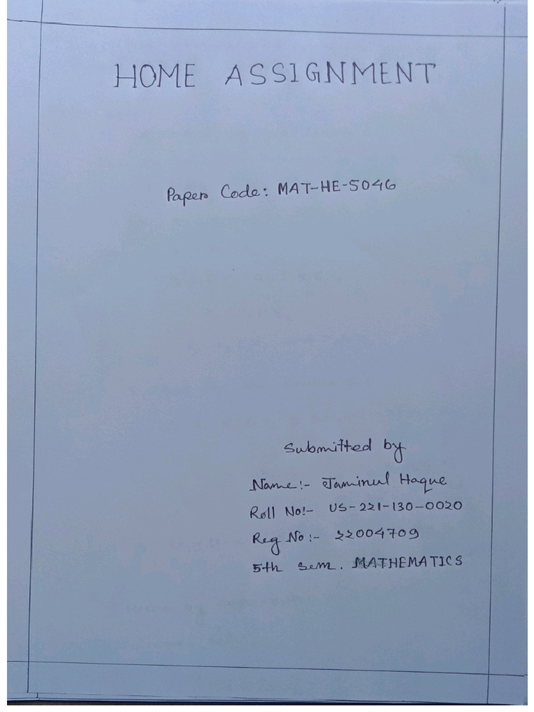 Lpp assignment | PDF