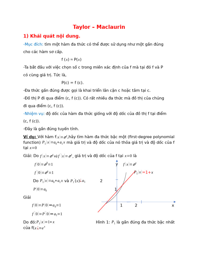 Taylor Maclaurin | PDF