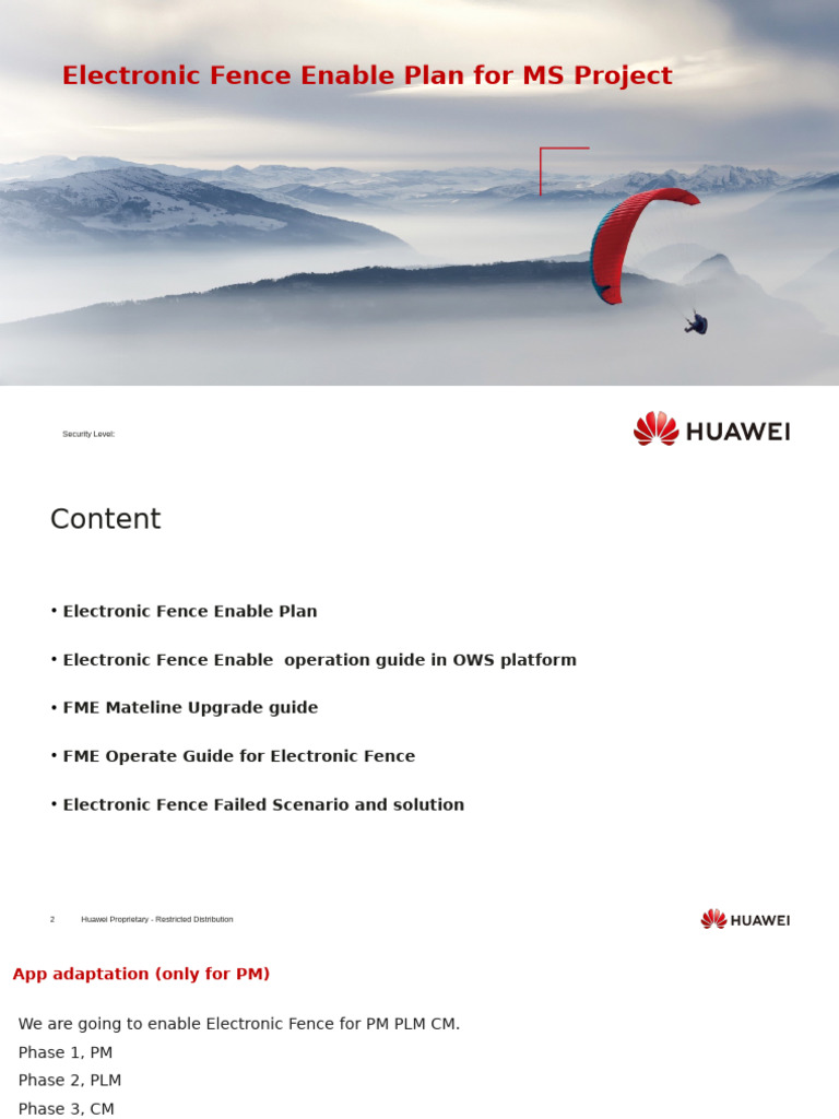 Electronic Fence Enable Plan 20240725 -V2 | PDF | Computing | Software