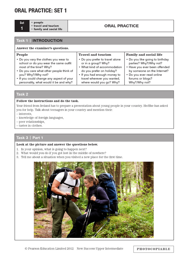 Oral Practice Set 1 | PDF