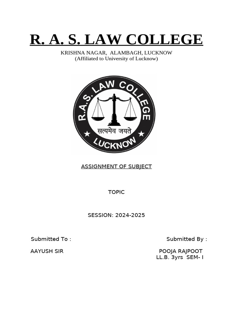 Cover Page Assignment | PDF