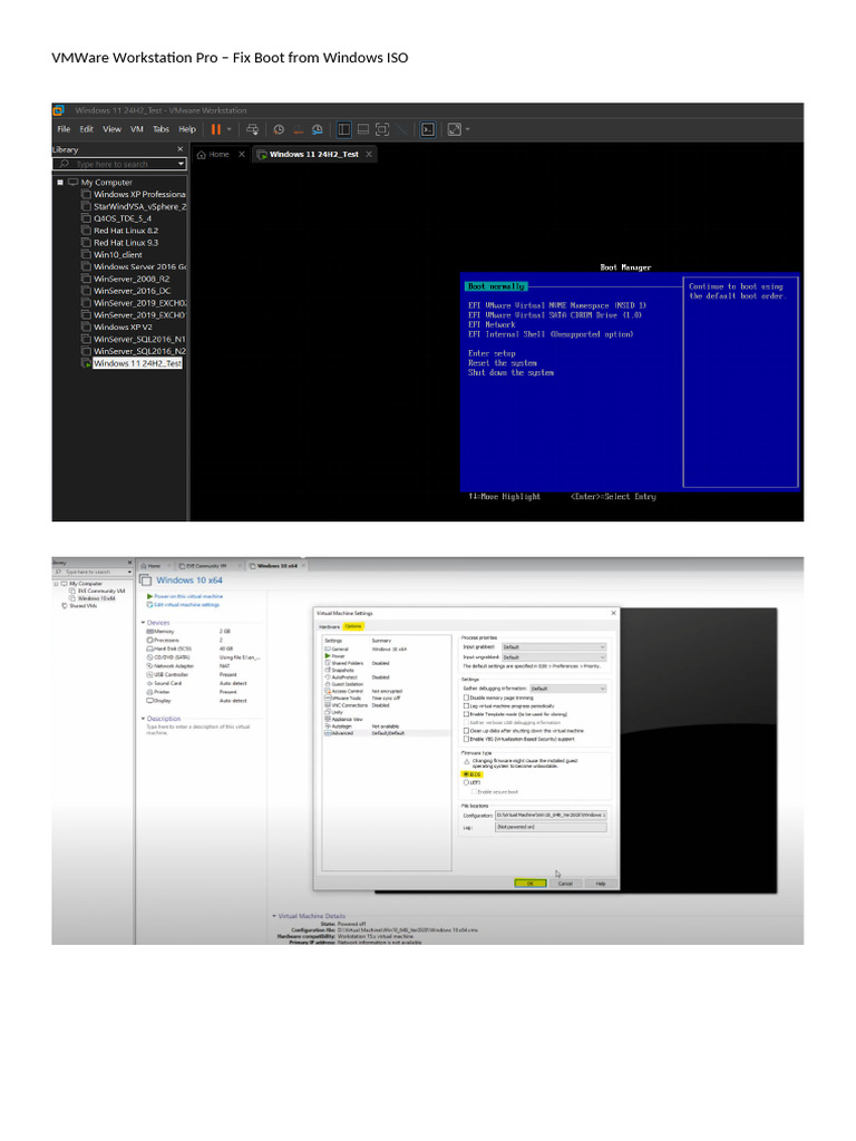 VMWare Workstation Pro FIX Boot From Windows ISO MBR | PDF
