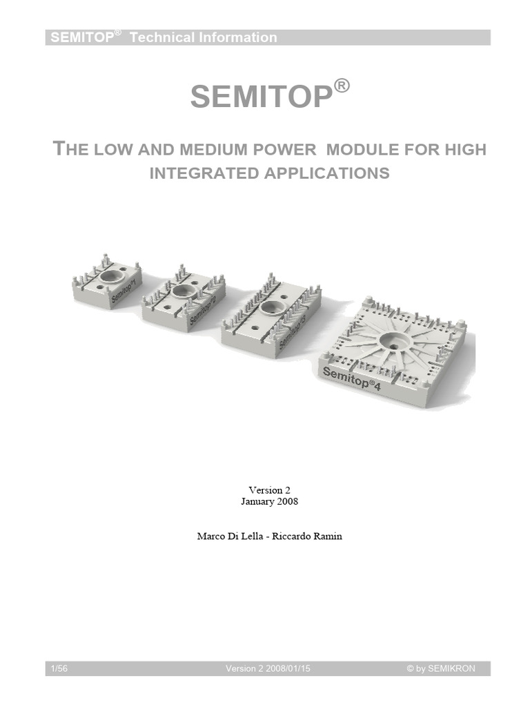 Semitop Complete Data Sheet | PDF | Power Inverter | Power Electronics