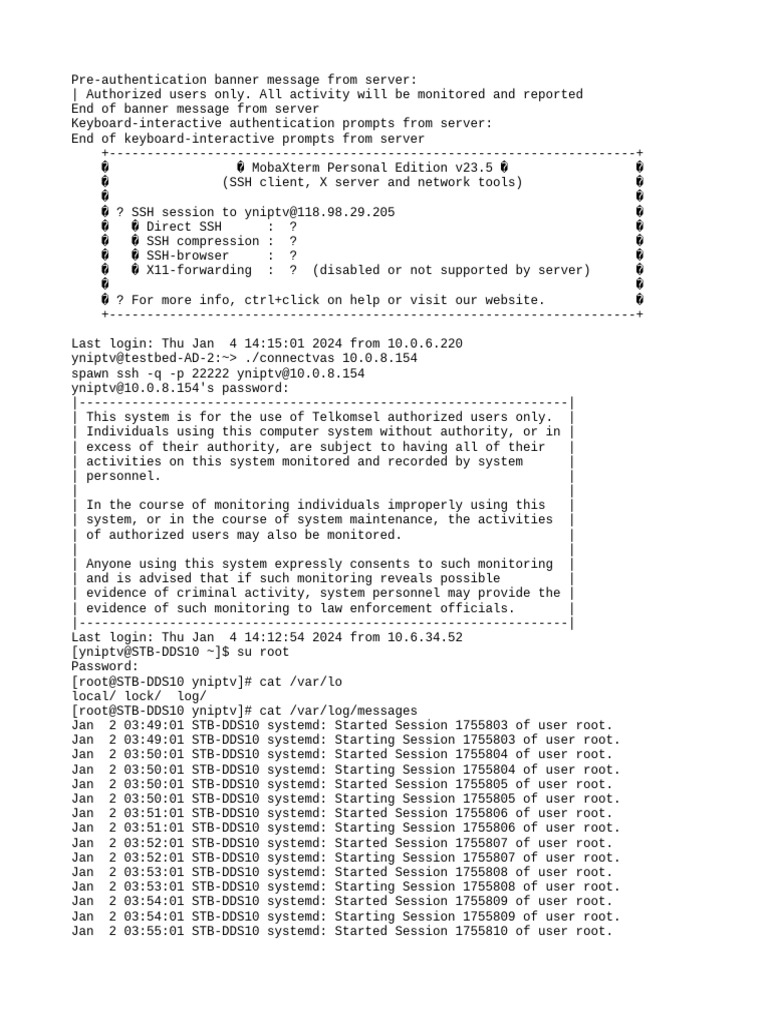 DDS10 | PDF | Secure Shell | Superuser