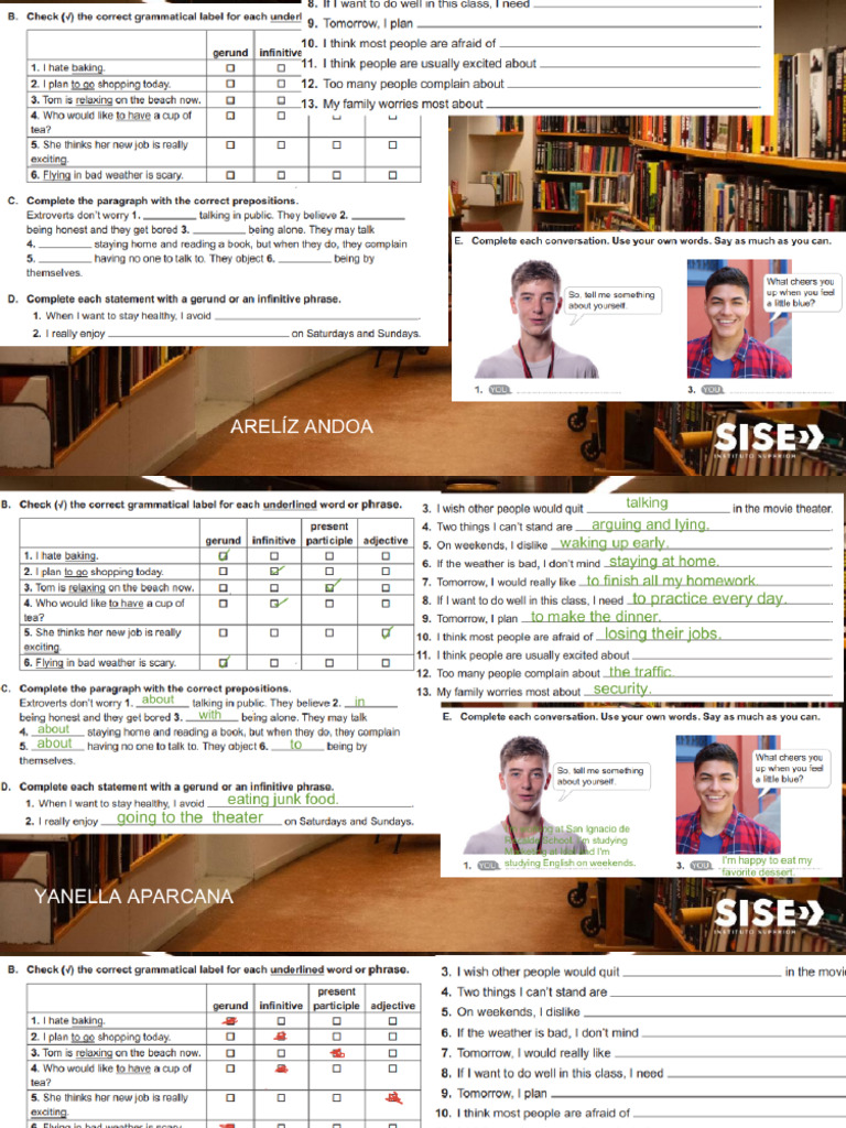 Review of Unit 1 Inter 6 TE610 List #1 | PDF