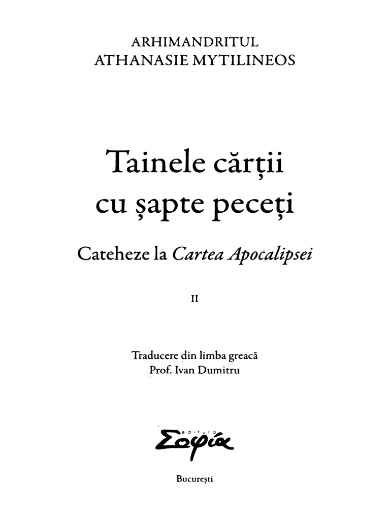 Tainele Cartii Cu Sapte Peceti II | PDF